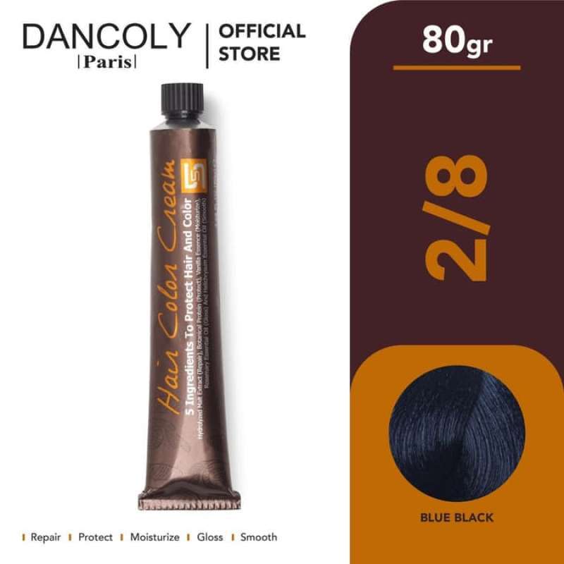 Jual Dancoly Hair Color Cream Cat Rambut [80 g] with Peroxide [100 mL ...