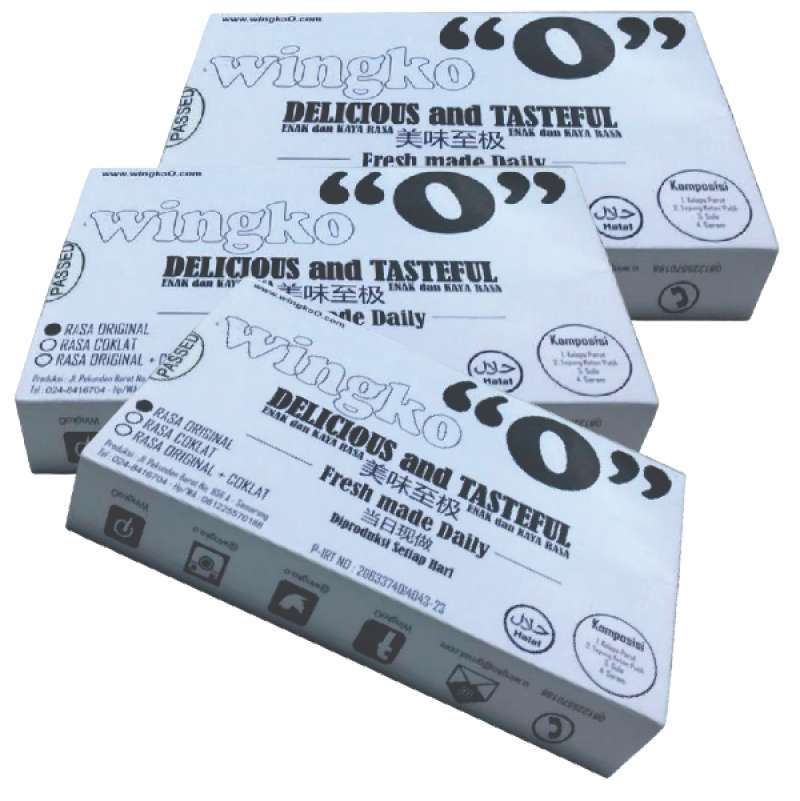 Jual Wingko O Mix Rasa Cokelat & Original Makanan Lokal Indonesia [isi ...