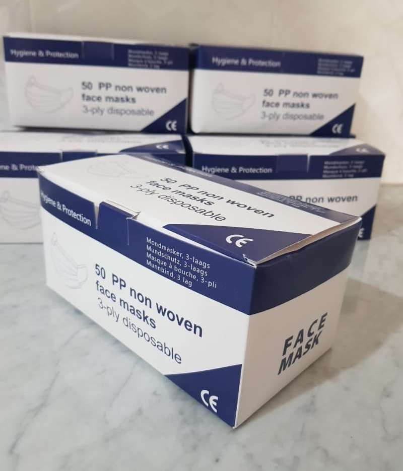 Jual Face Mask 3 Ply Masker [50 Pcs] Di Seller Aqila Shop - Ancol, Kota ...