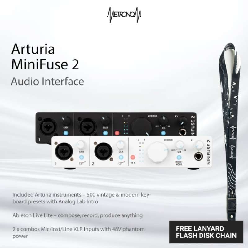 Jual ARTURIA MiniFuse 2 / Mini Fuse 2 Audio Interface - Multicolor di ...