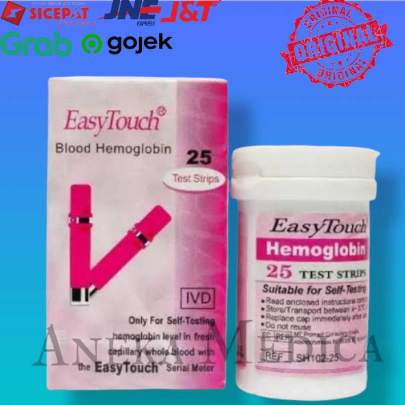 Promo Strip easy touch blood hemoglobin ET HB Diskon 23% di Seller ...