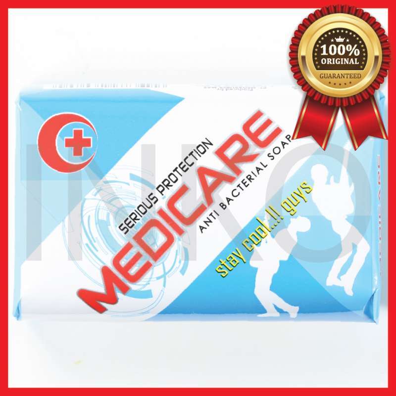 Jual MEDICARE ANTIBACTERIAL SOAP SABUN MANDI AGAINST BACTERIA BIRU 90GR ...