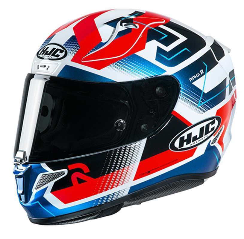 Jual HJC RPHA 11 Pro Nectus MC21 Helm Full Face - Black Red White Blue ...
