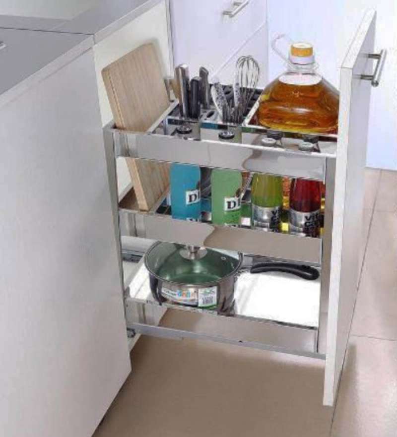 Promo Rak Botol Dan Bumbu Tarik 30Cm Knockers Sw-300A Diskon 23% di ...