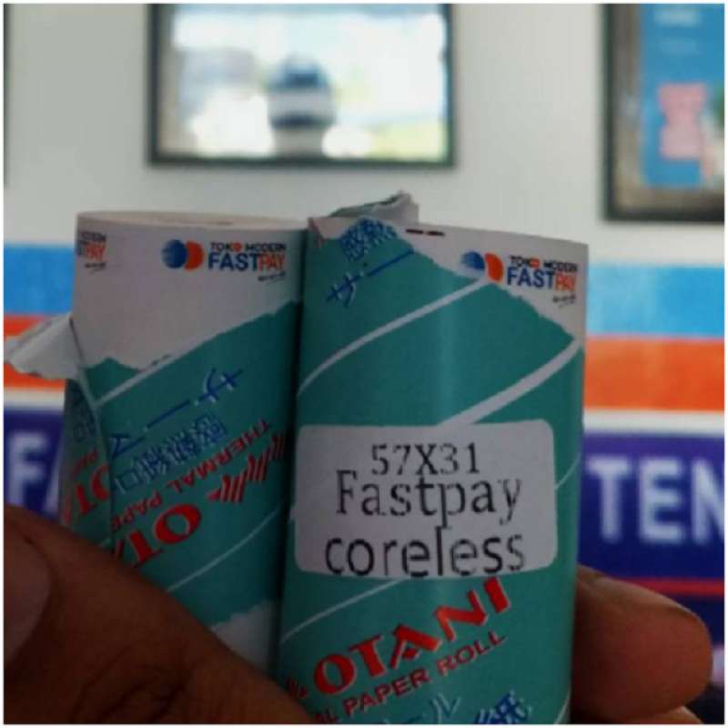 Jual Kertas Thermal Struk LOGO FASTPAY 1-KARTON (100-Roll) di Seller ...