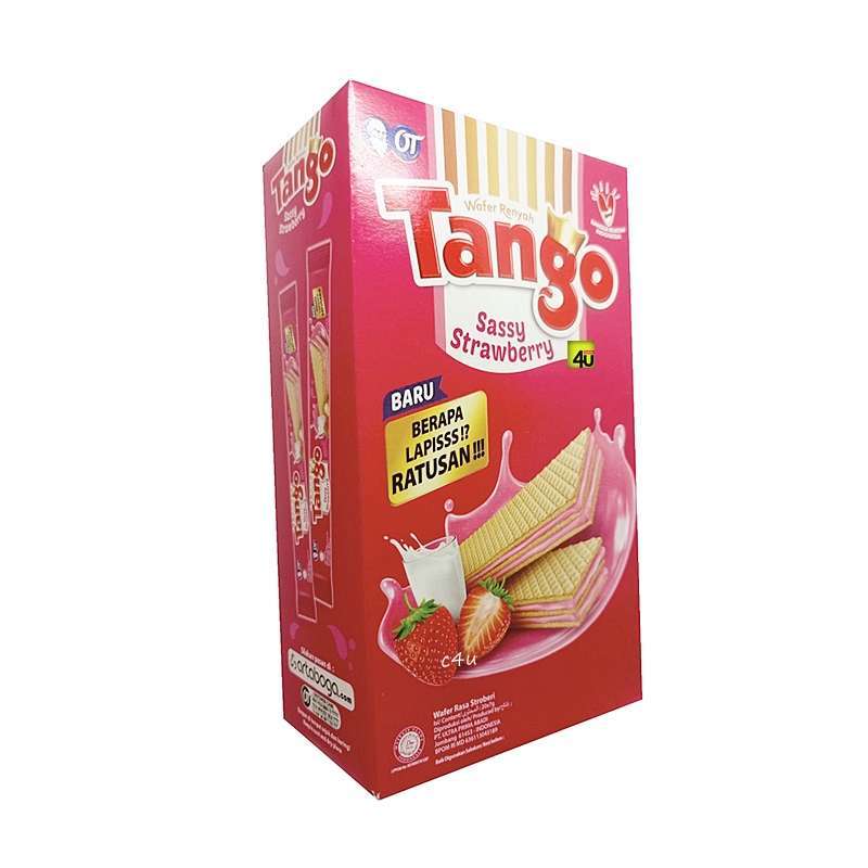 Jual Tango Long Wafer STRAWBERRY JAM Singles [BOX isi 20 pcs] di Seller ...