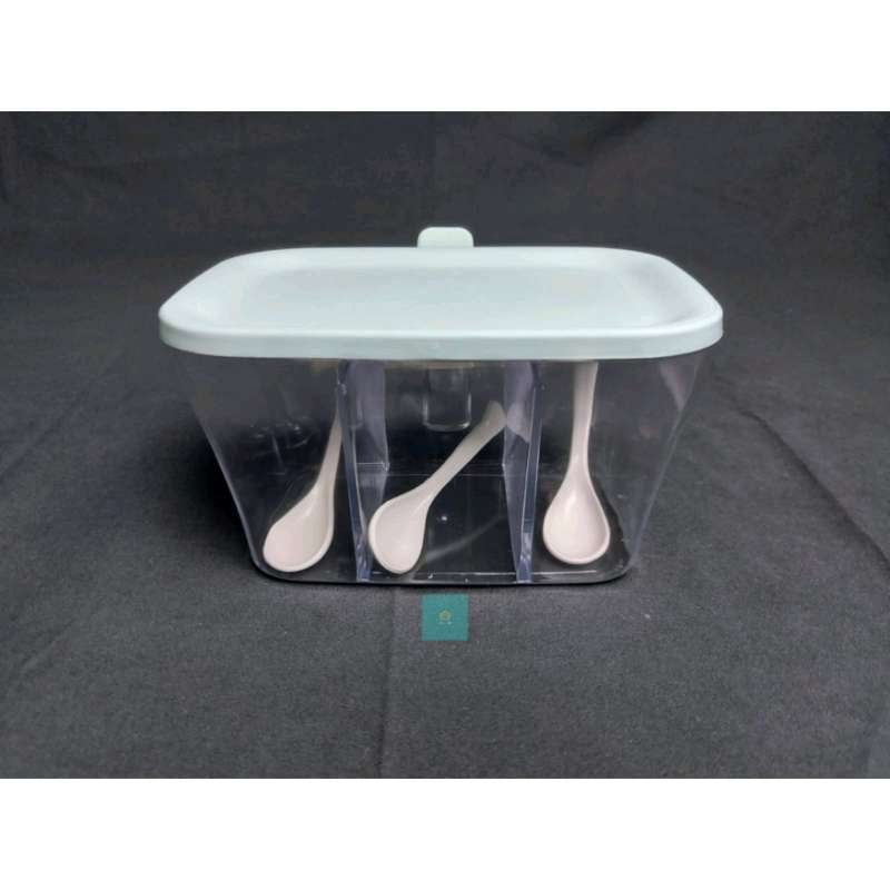 Jual Tempat Bumbu 3 Sekat Samono Dividing Seasoning Box Wadah Lada Garam Di Seller 2r Home ...
