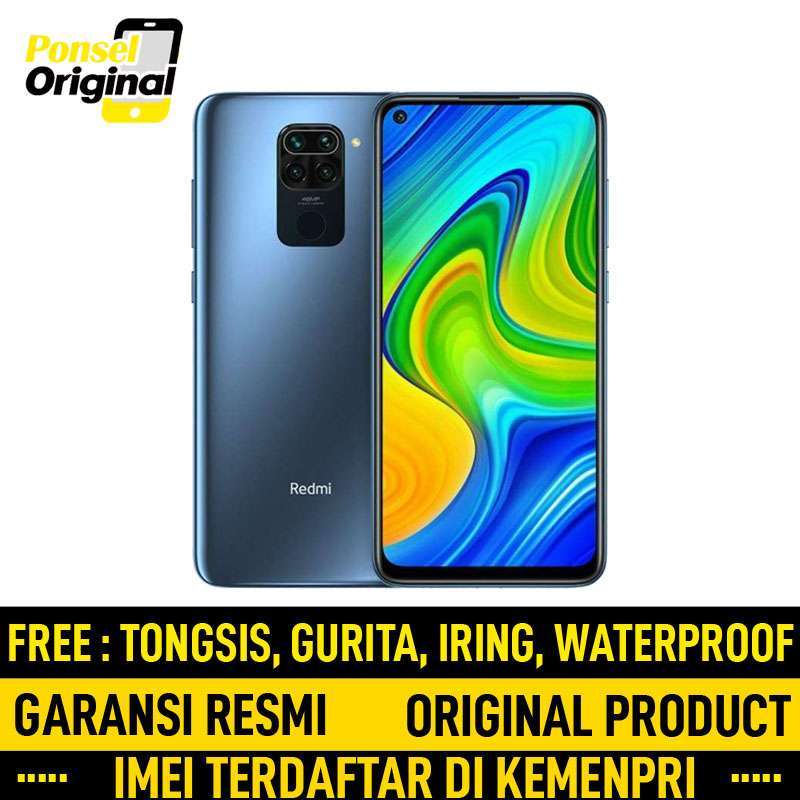 Jual Xiaomi Redmi Note 9 Smartphone [6GB/128GB] Free iRing, Gurita ...