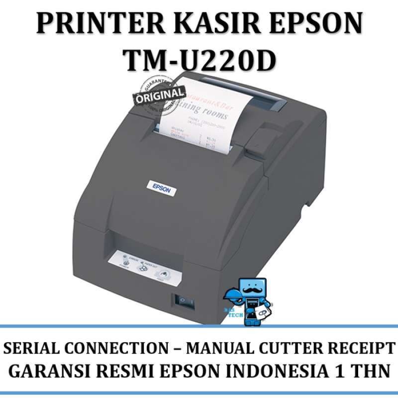 Promo Epson TM-U220 TM-U220D Receipt Printer Serial Connection manual ...