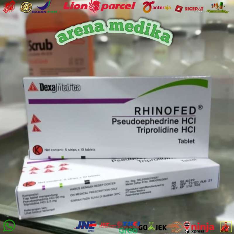 Promo Rhinofed 50 Tablet Obat Sinus PER BOX Diskon 20% di Seller Apotek ...