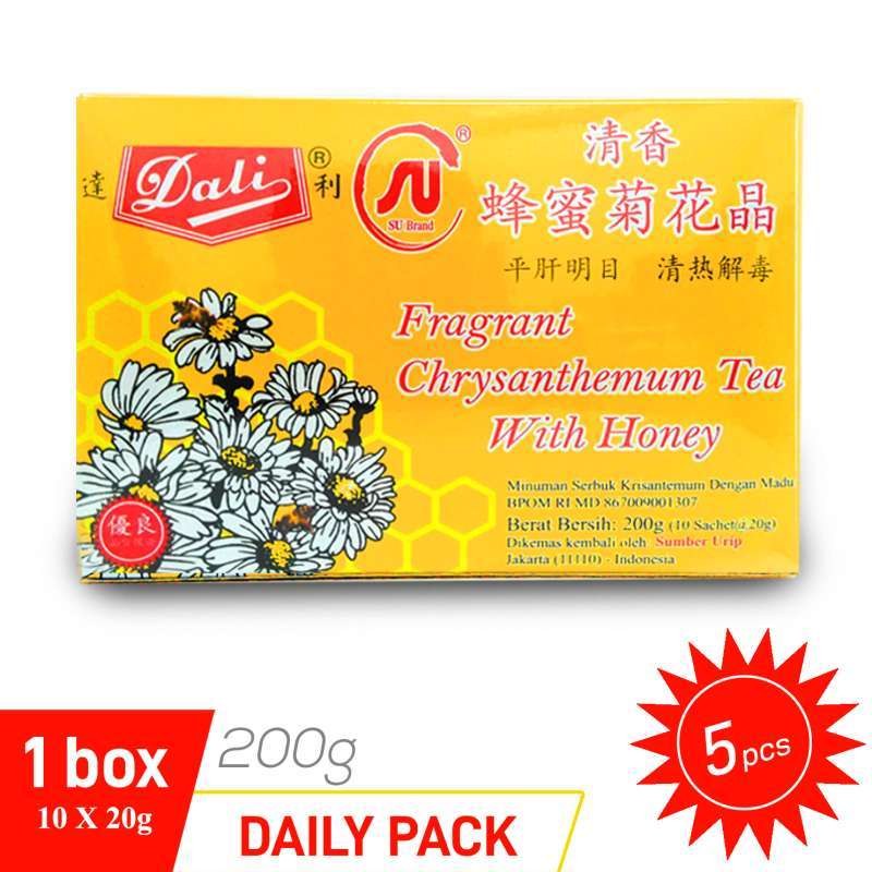 Jual Daily Pack Fragrant Chrysanthemum Tea With Honey 200 g - 5 Box di ...