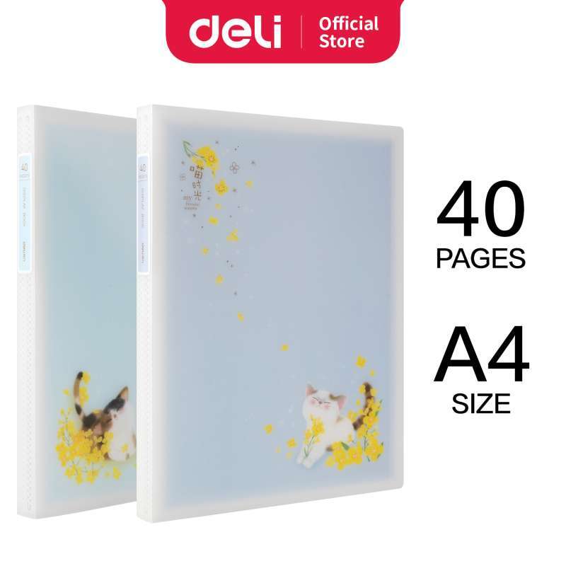 Jual Deli Display Book File Buku Ukuran A4 40 halaman 72608 - Random di ...