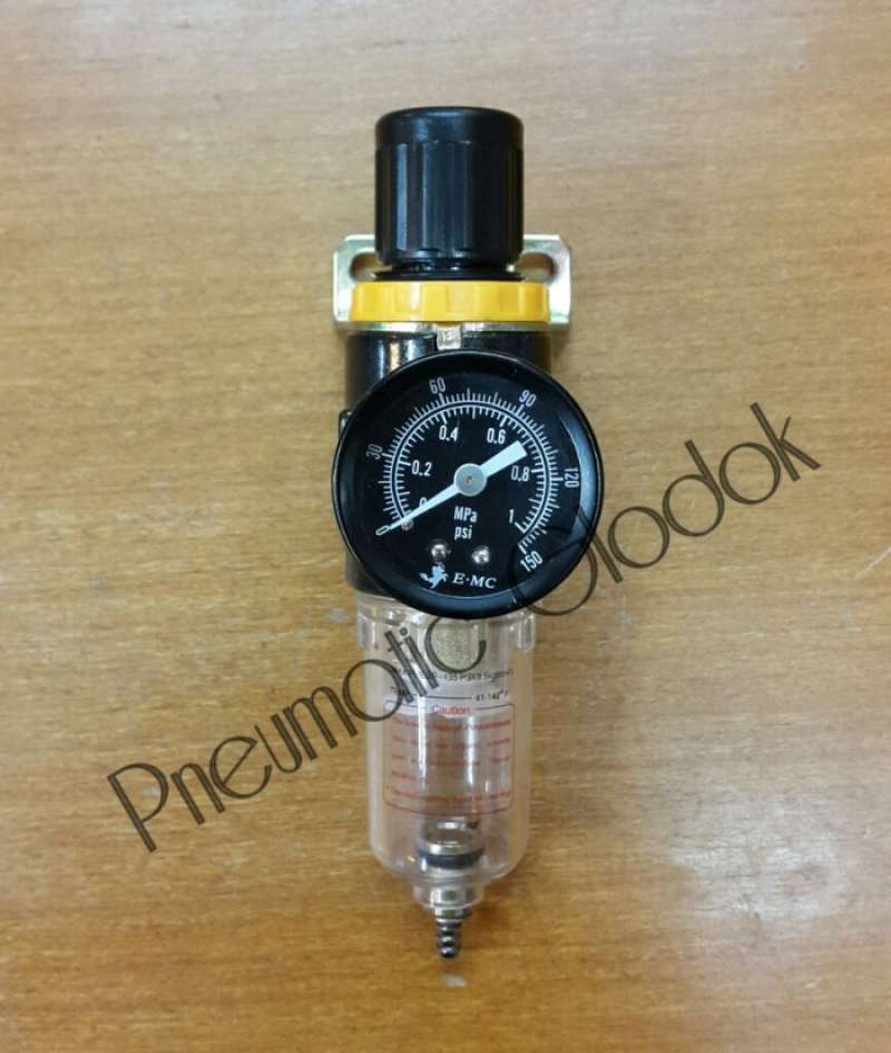 Promo Air Filter Regulator ukuran 1/4. max pressure 10bar. Diskon 65% ...