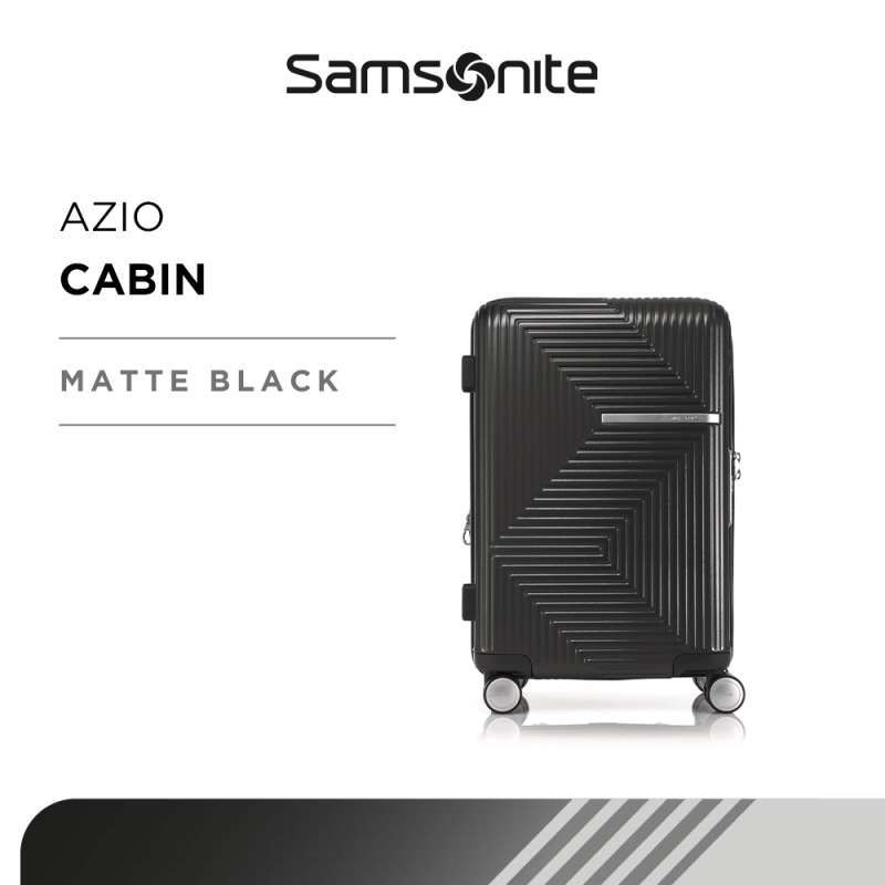 Promo Samsonite Koper Hardcase Azio Cabin 20 inch - Matte Black Diskon ...