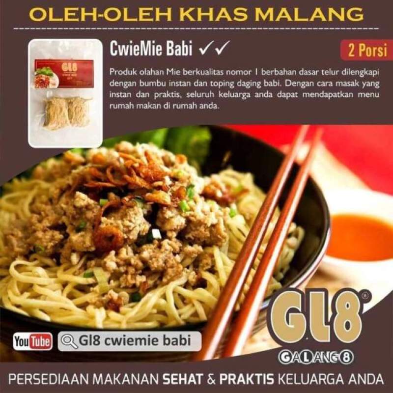 Jual GL8 CwieMie Babi Khas Malang Frozen Food [Non Halal] di Seller WIBI'S STORE - Kota Jakarta ...