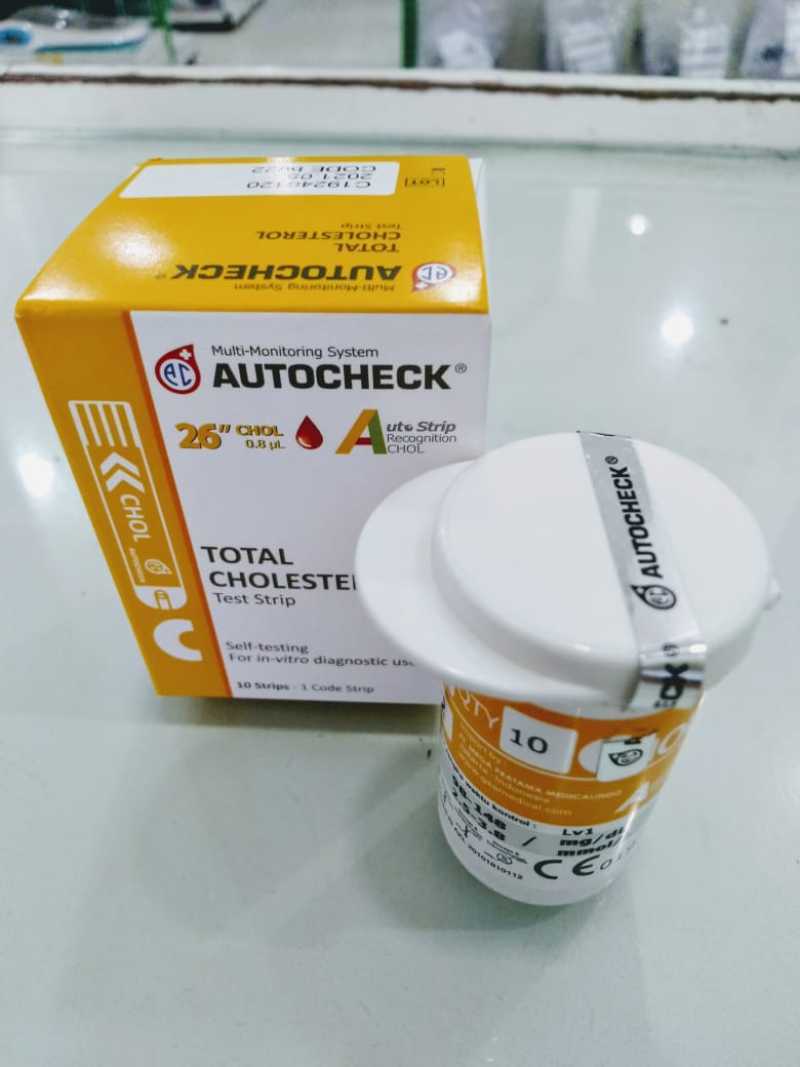Jual STRIP AUTOCHECK CHOLESTROL di Seller AlkesMedanOnline - Kota Medan ...