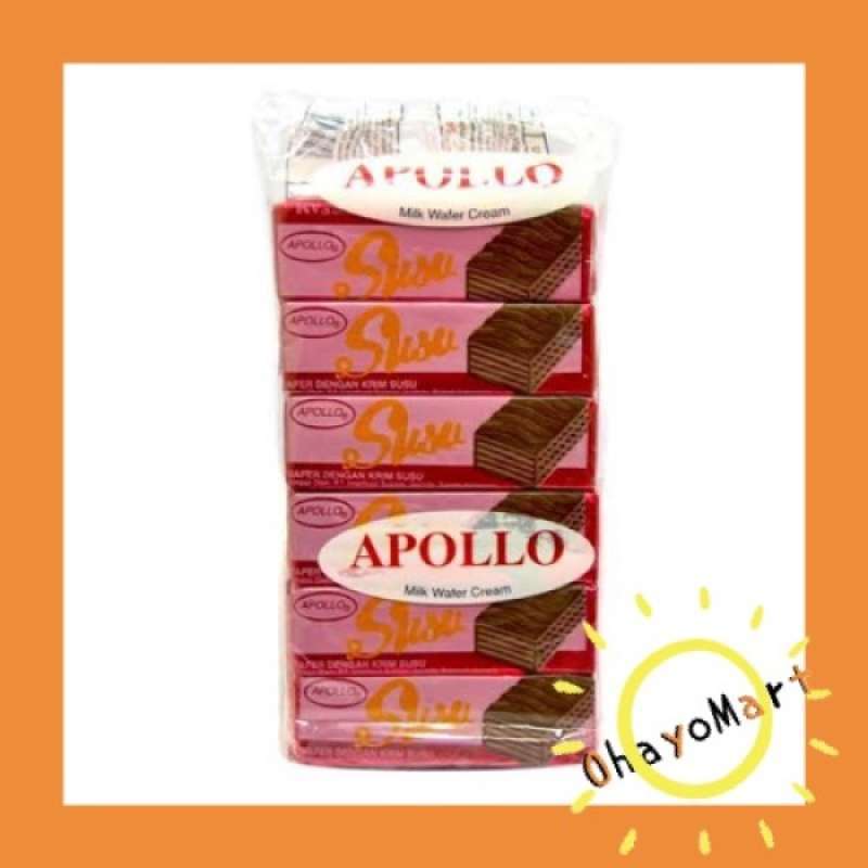 Jual Apollo Wafer Susu / Biskuit lapis coklat susu di Seller Ohayo Mart ...