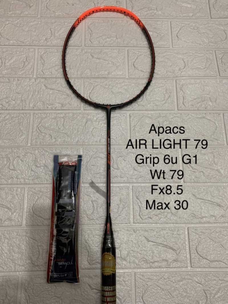 Jual Raket Badminton New Apacs Air Light 79 +grip Original Di Seller ...