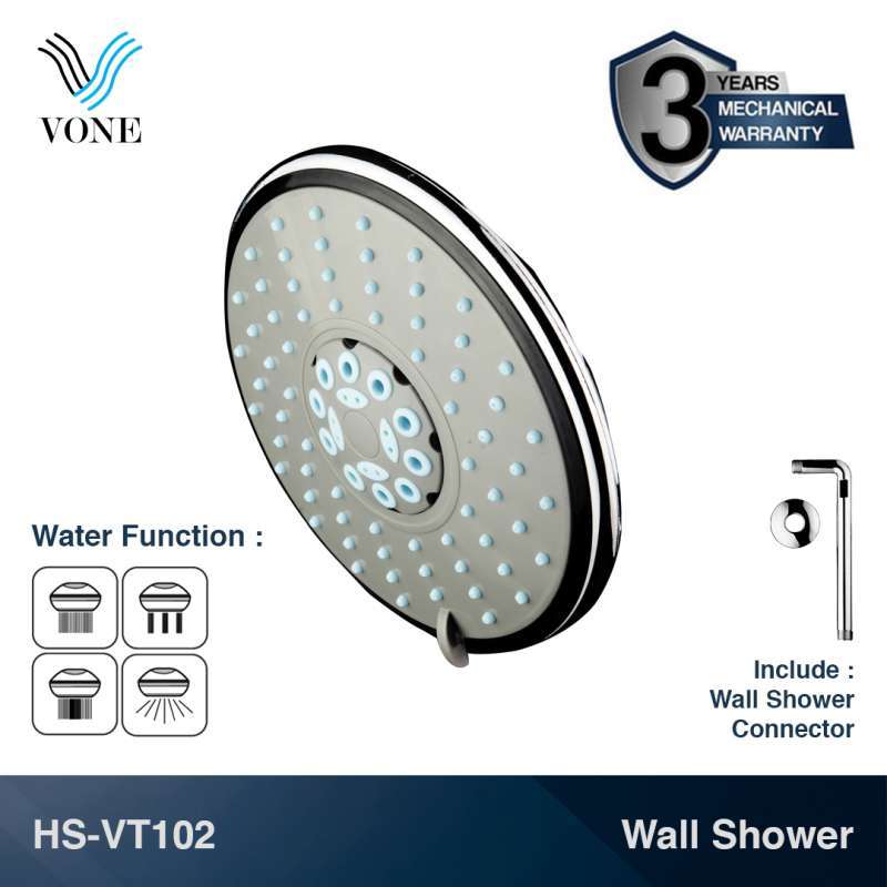 Jual Vone Ws-102 Shower Set Wall Tembok Mandi Head Kepala Tanam Paket ...