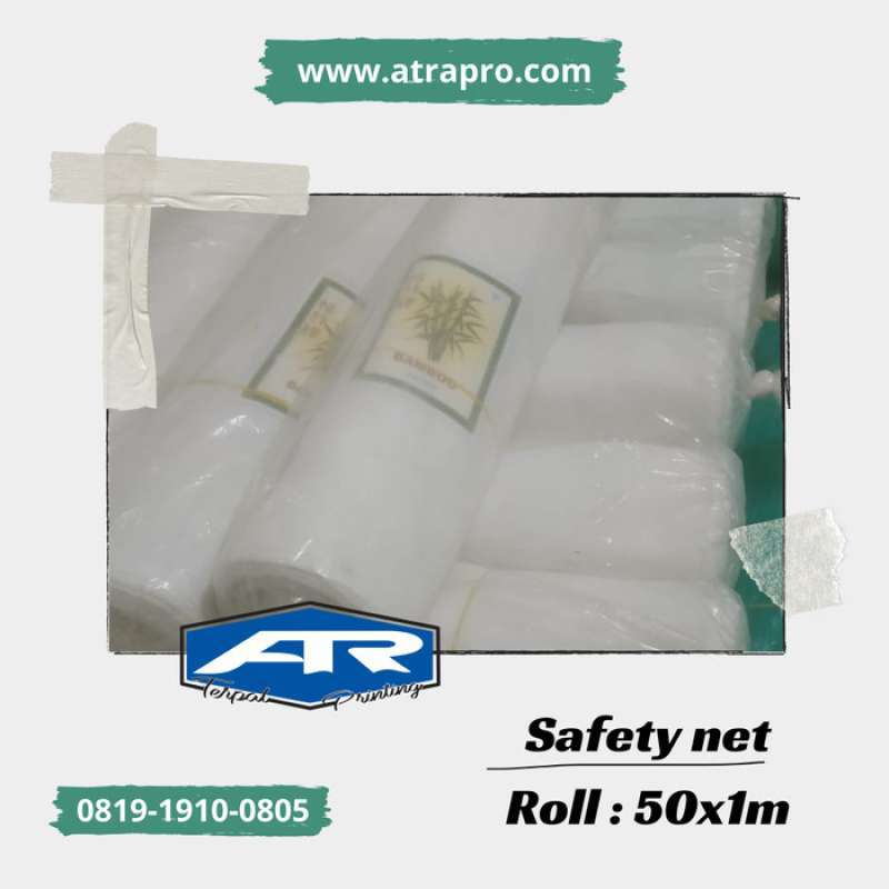 Jual Safety Net / Jaring Kasa Putih / Jaring Proyek 1 Roll Warna Putih ...
