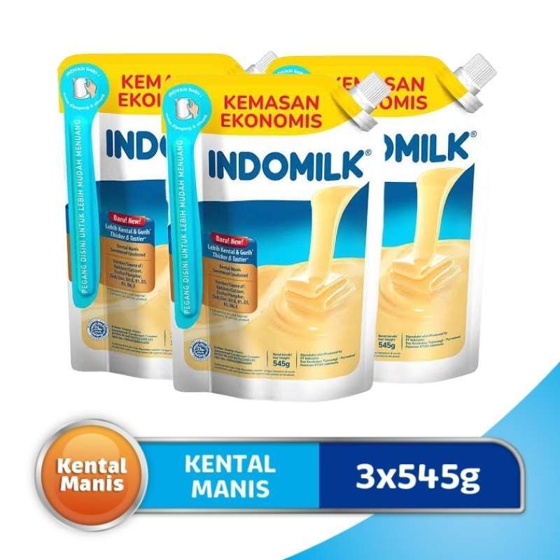 Jual Indomilk Susu Kental Manis 3 Pouch x 545g di Seller Panda Global ...