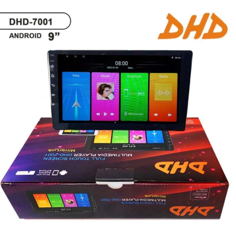 Jual Stok Terbatas 2 Din Head Unit Android 9 Inch Dhd 7001 Double Din ...