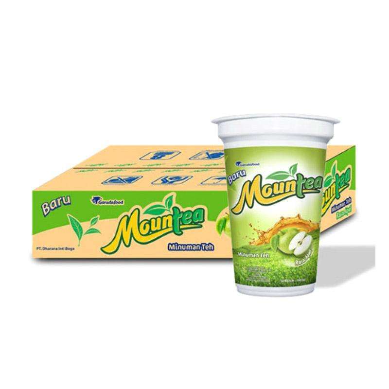 Jual Mountea Minuman Teh Rasa Red Apple 170 ml @ Karton / 24 pcs di ...