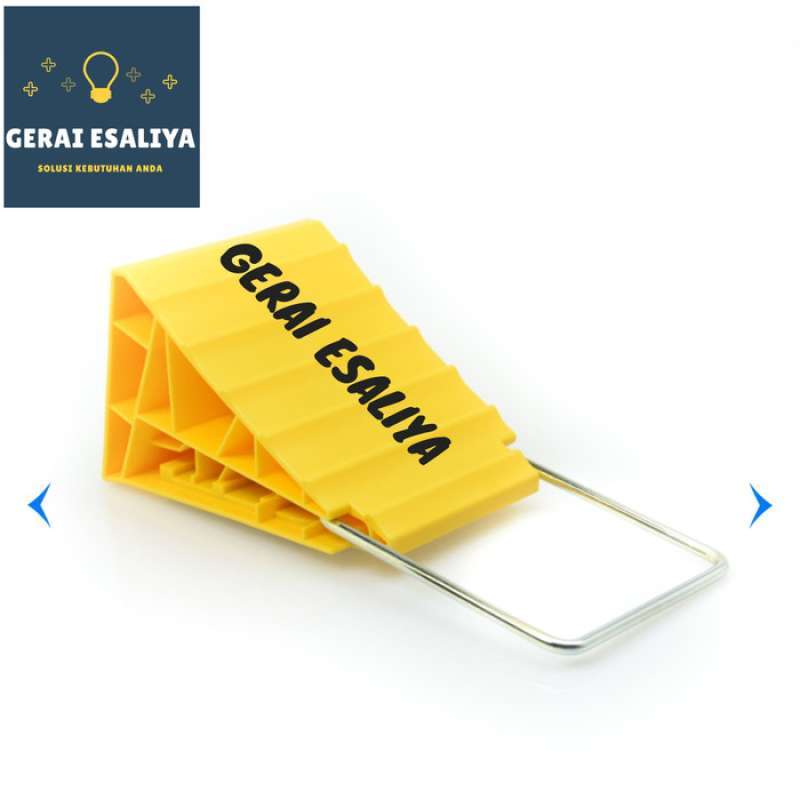 Promo Alat Penahan Ban Roda Mobil Hebe/Ban Stoper/Penahan Ban Parkir ...