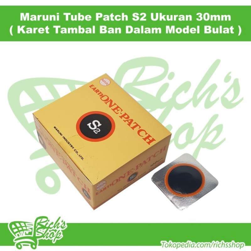 Promo Karet Tambal Tip Top Ban Dalam Maruni TBD S2 Box Bulat 30mm ...