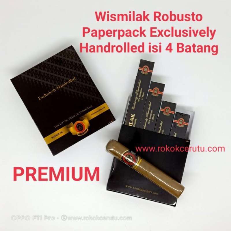 Jual Cerutu Wismilak Robusto PREMIUM Kemasan Gift Series Paper Pack di ...