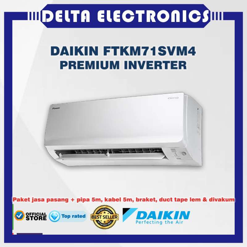 Jual Daikin FTKM71SVM4 Premium Inverter AC Split [3PK] +Instalasi+Vacum ...