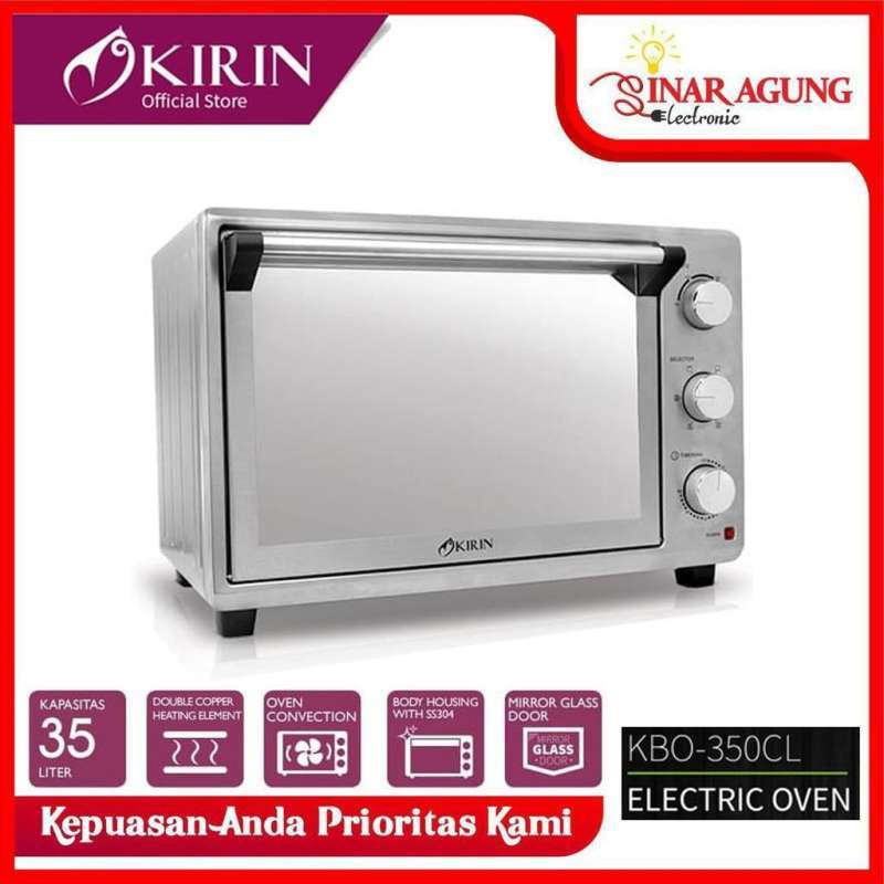 Promo KIRIN OVEN LISTRIK 35 LITER STAINLESS STEEL KBO 350CL GARANSI RESMI Diskon 7% di Seller ...