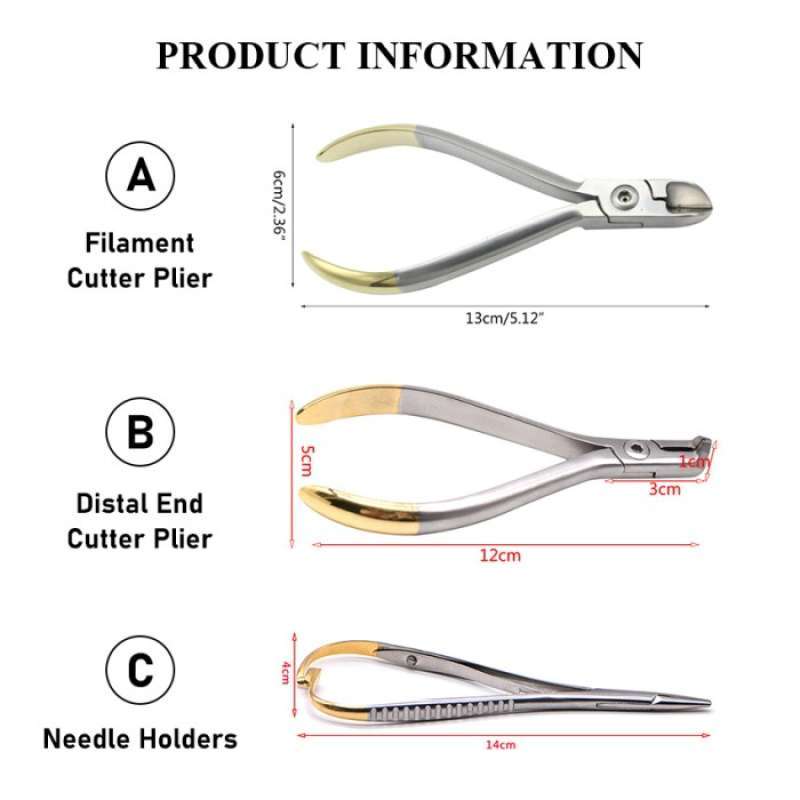Jual Tang Potong Kawat Gigi Behel Braces Bracket Ortbo Orthodontic ...