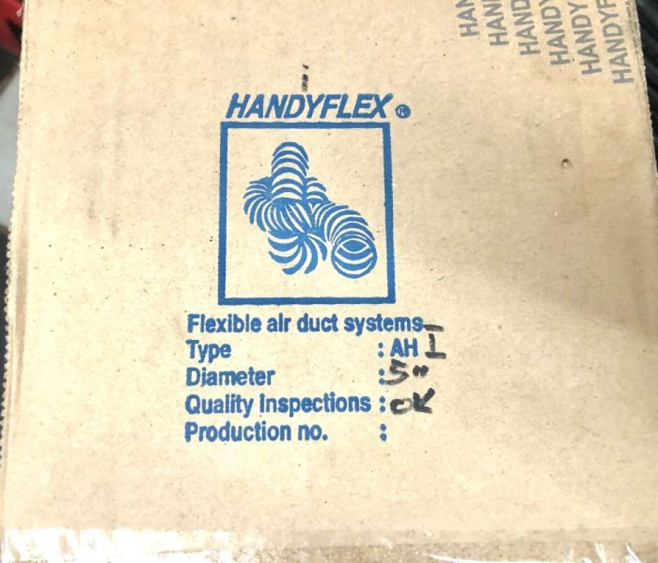 Jual HANDYFLEX Flexible Air Ducting System 10 Meter Ukuran 5 (aluminium ...