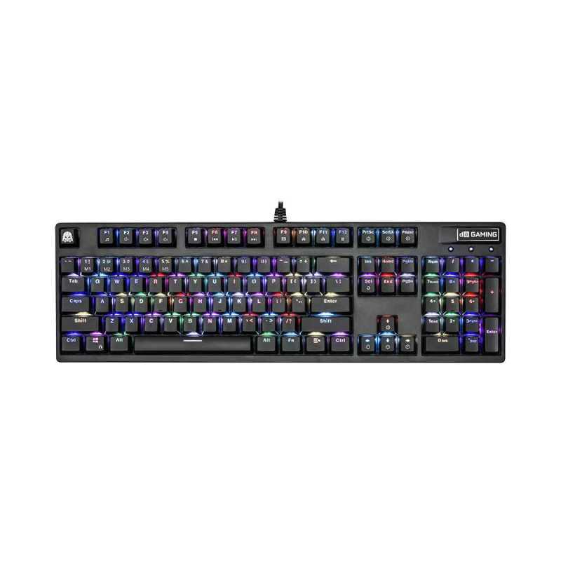Promo Digital Alliance Meca Master RGB Black Mechanical Gaming Keyboard ...