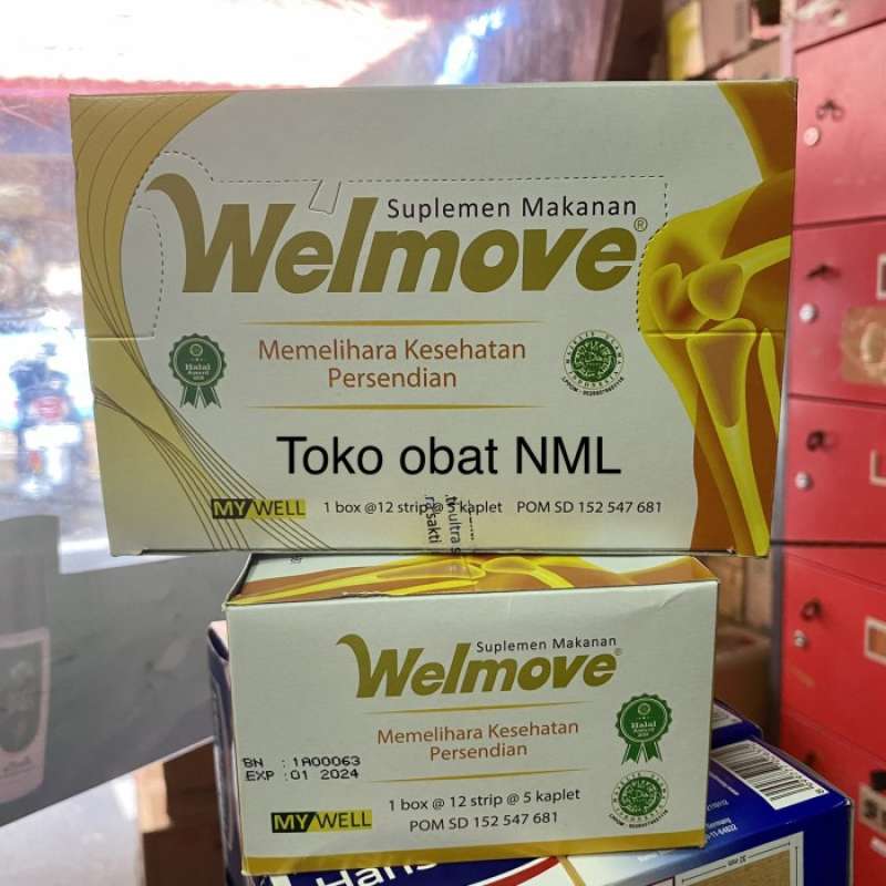 Jual Welmove Per Box Isi 12 Strip @ 5 Kaplet Di Seller Anes Medika ...