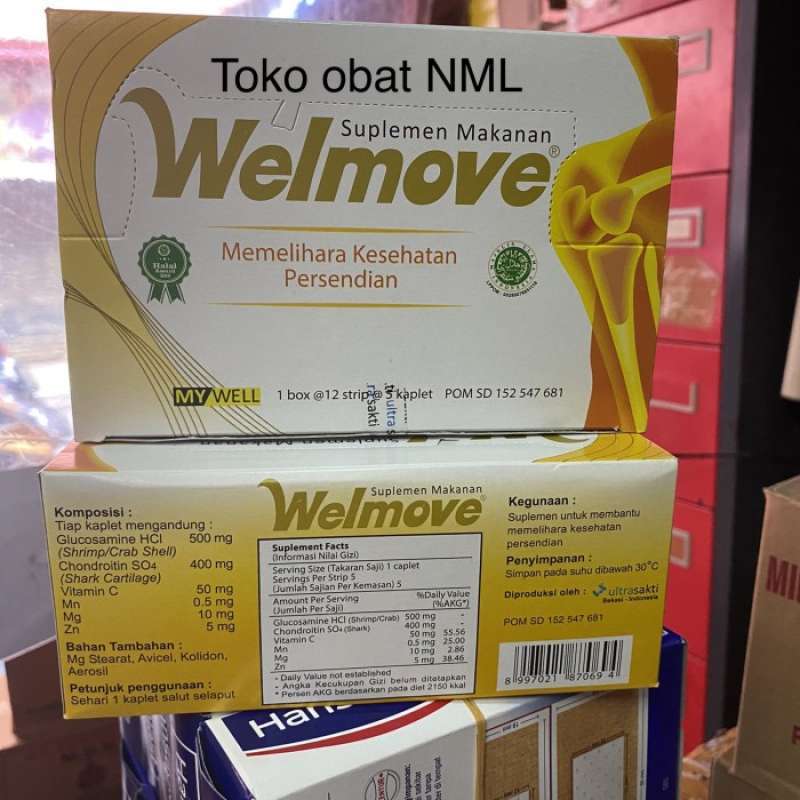 Jual Welmove Per Box Isi 12 Strip @ 5 Kaplet Di Seller Anes Medika ...