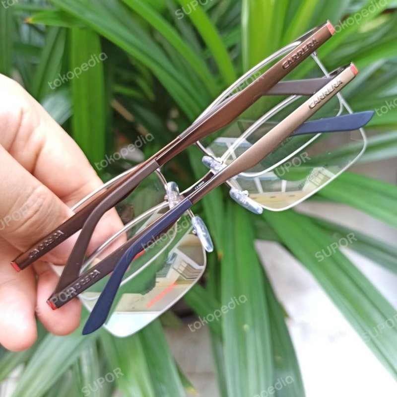 Jual Carrera Hf Half Frame Kacamata Pria Minus Progresif Cowok ...