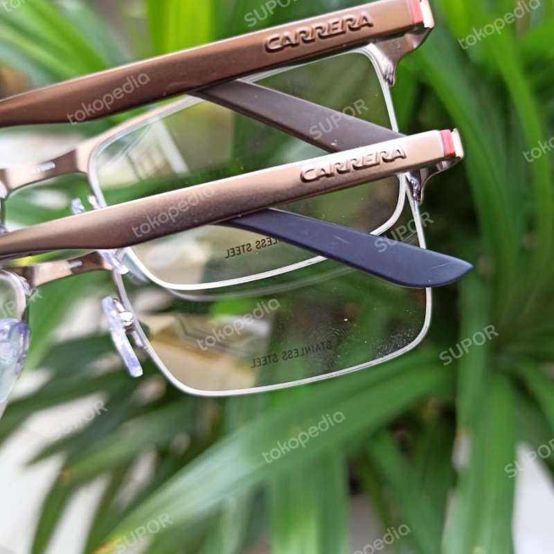 Jual Carrera Hf Half Frame Kacamata Pria Minus Progresif Cowok ...