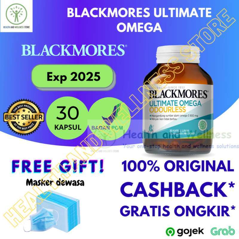 Promo BLACKMORES ULTIMATE OMEGA 150 TABLET KAPSUL MINYAK IKAN OMEGA ...