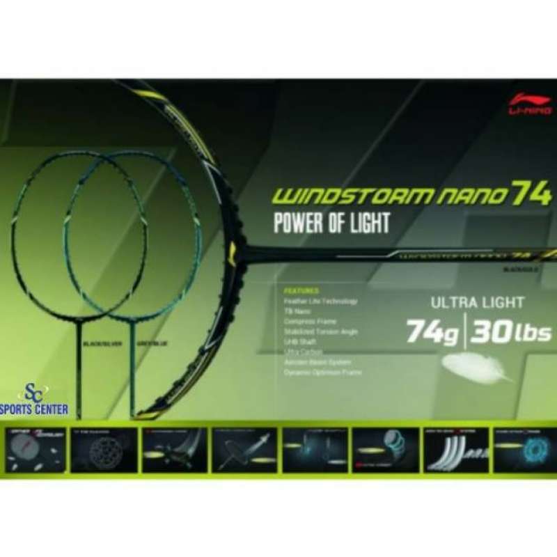 Jual Lining Windstorm Nano 74 Raket Badminton Di Seller Sports Center ...