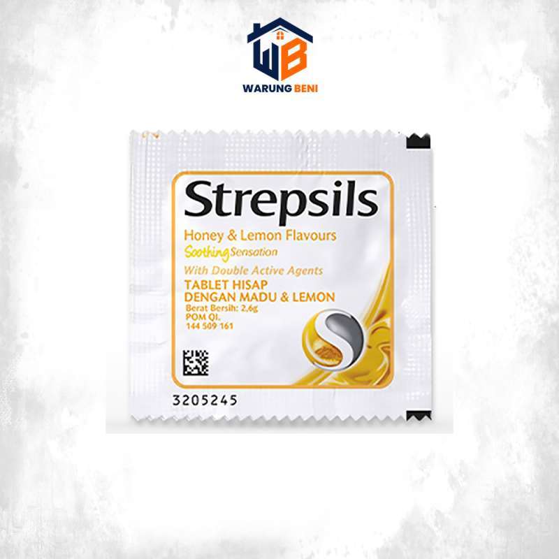 Jual Strepsils Honey Lemon 1s - Permen Pelega Tenggorokan di Seller ...