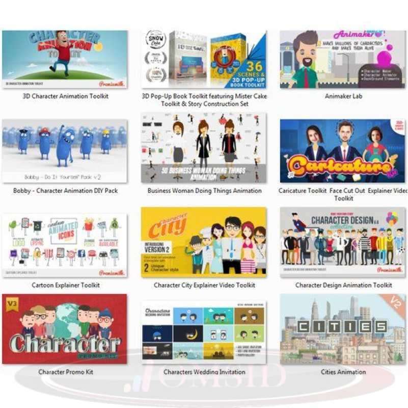Jual Template Character Animation Toolkit Explainer Rigging After
