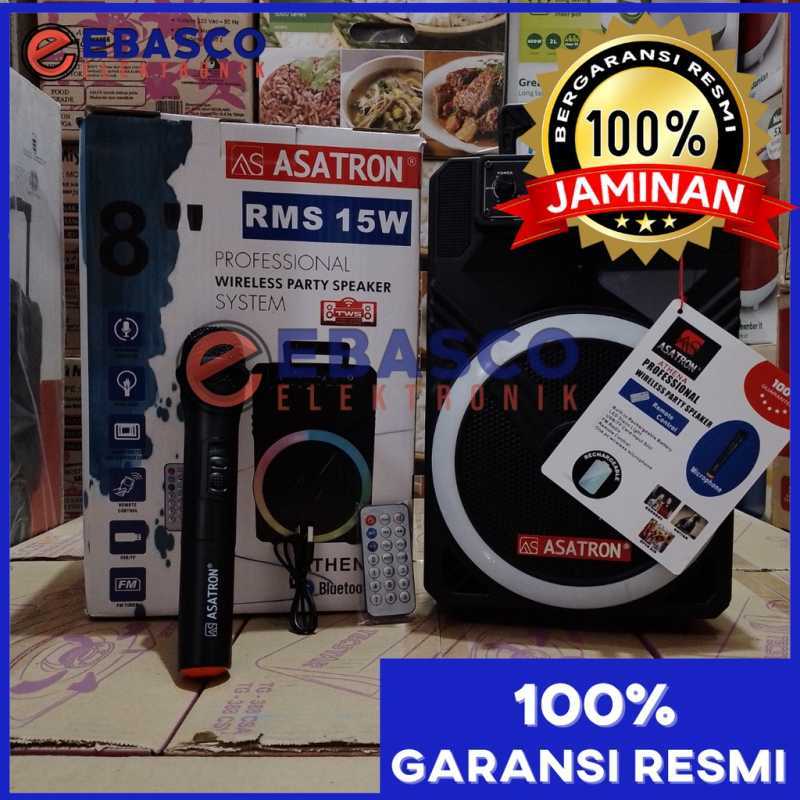 Jual Asatron Athena Speaker Aktif Bluetooth Portable 8Inch di Seller ...
