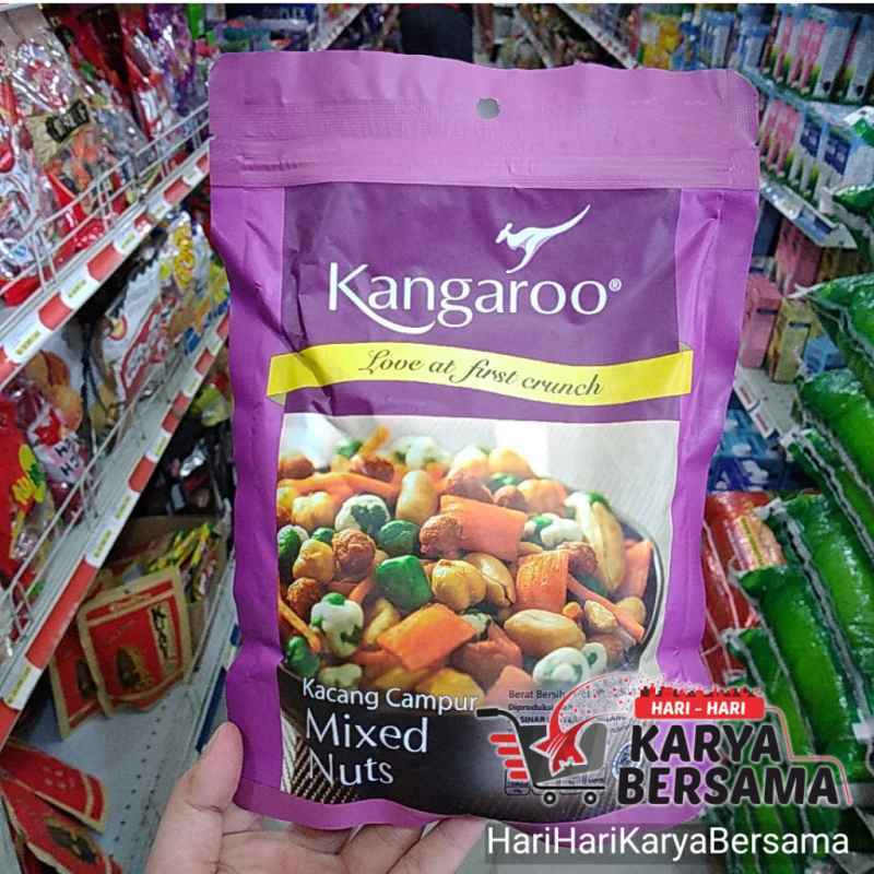 Jual SNACK KACANG CAMPUR KANGAROO MIXED NUTS POUCH 250GR di Seller ...