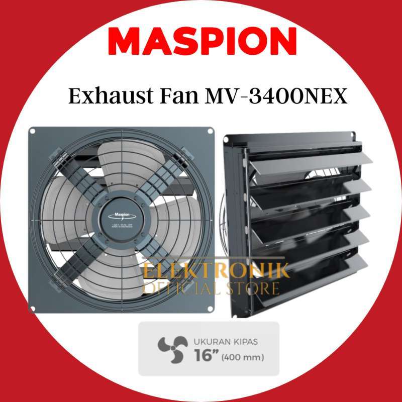 Jual MASPION EXHAUST FAN MV 3400 NEX EXHAUST FAN di Seller Elektronik ...