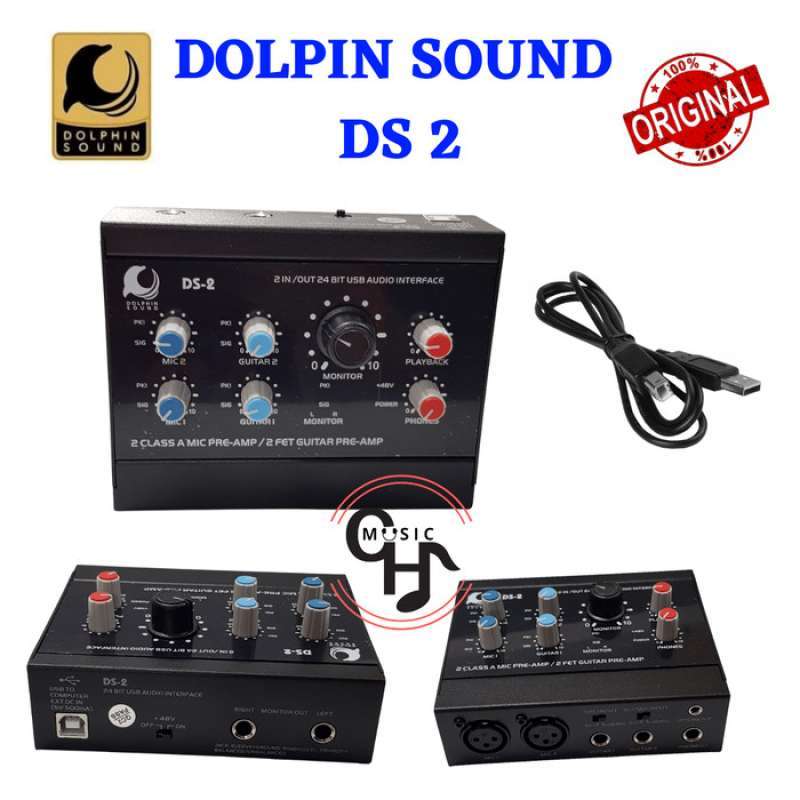 Promo Dolphin Sound Ds2 Ds-2 Ds 2 Usb Soundcard Usb Diskon 17% di ...