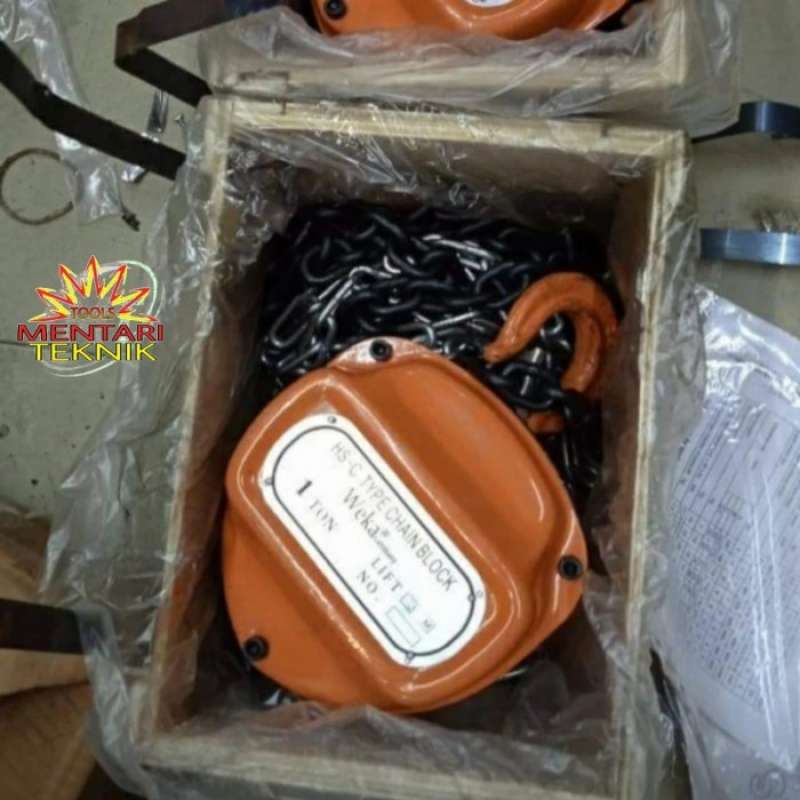 Promo Chain Block 1 Ton x 10 Meter / Takel Manual Diskon 23% di Seller ...