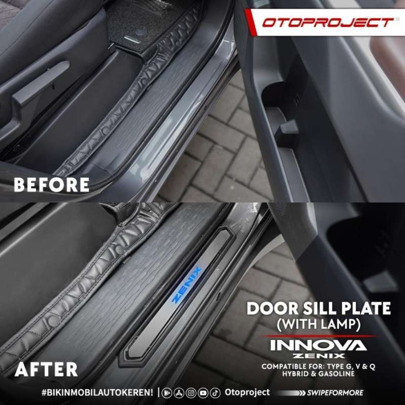 Jual Otoproject Sillplate Pintu Innova Zenix 2022 2023 Door Sill Plate ...