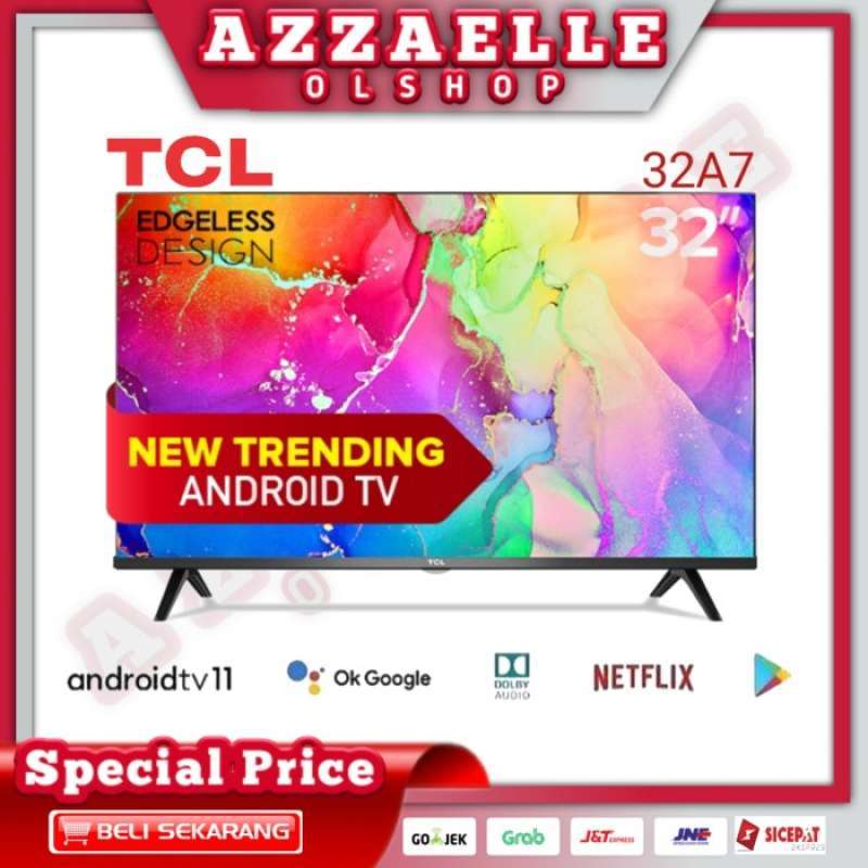 Promo Tcl Android 11. 32A7 32 Inch Smart Android Led Digital Tv Diskon ...